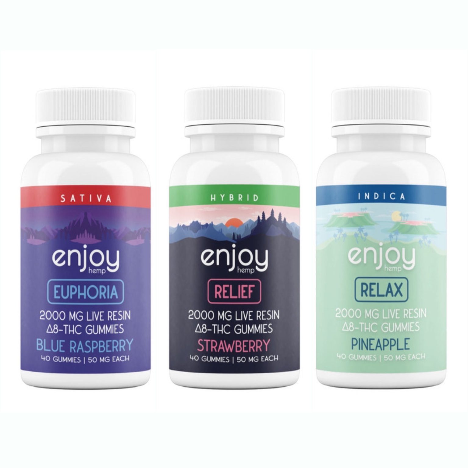 Enjoy Hemp 300mg Δ9 Gummies - White Dragon Botanicals